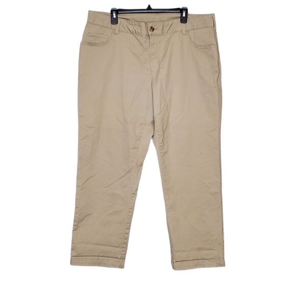Faded Glory | Pants & Jumpsuits | Faded Glory Womens Beige Capri Pants ...